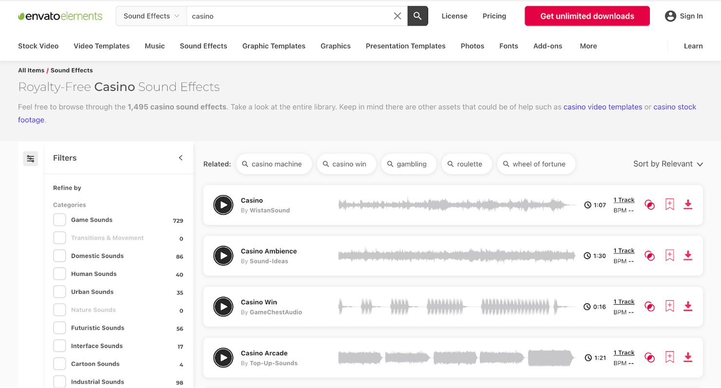 Top 10 Websites with Jackpot Sound Effects to Download